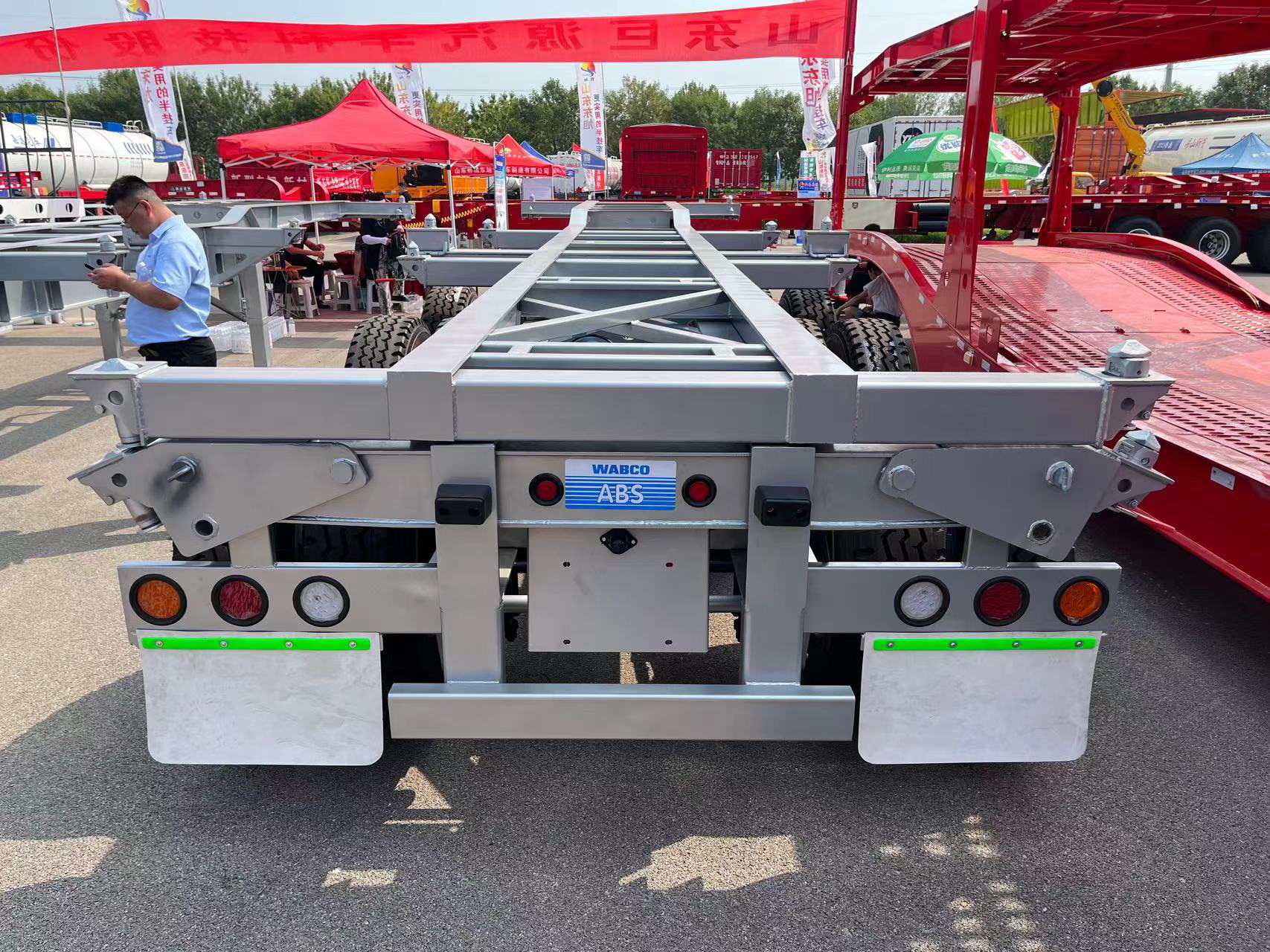 20ft Container Skeleton Trailer - Buy 20ft Container Skeleton Trailer ...